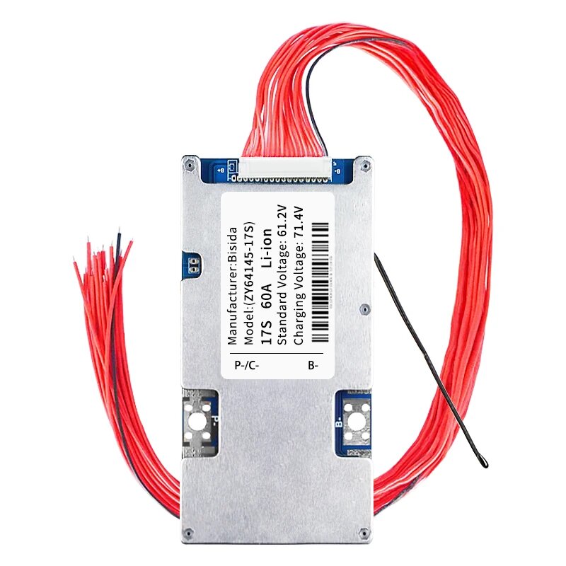 Bisda 17S 60A BMS плата защиты Li-ion 60V