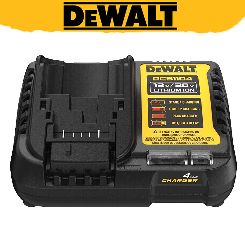 DEWALT DCB1104 12 В/20 В Зарядное устройство для литий-ионных аккумуляторов , быстрая зарядка, высокое напряжение 220 В