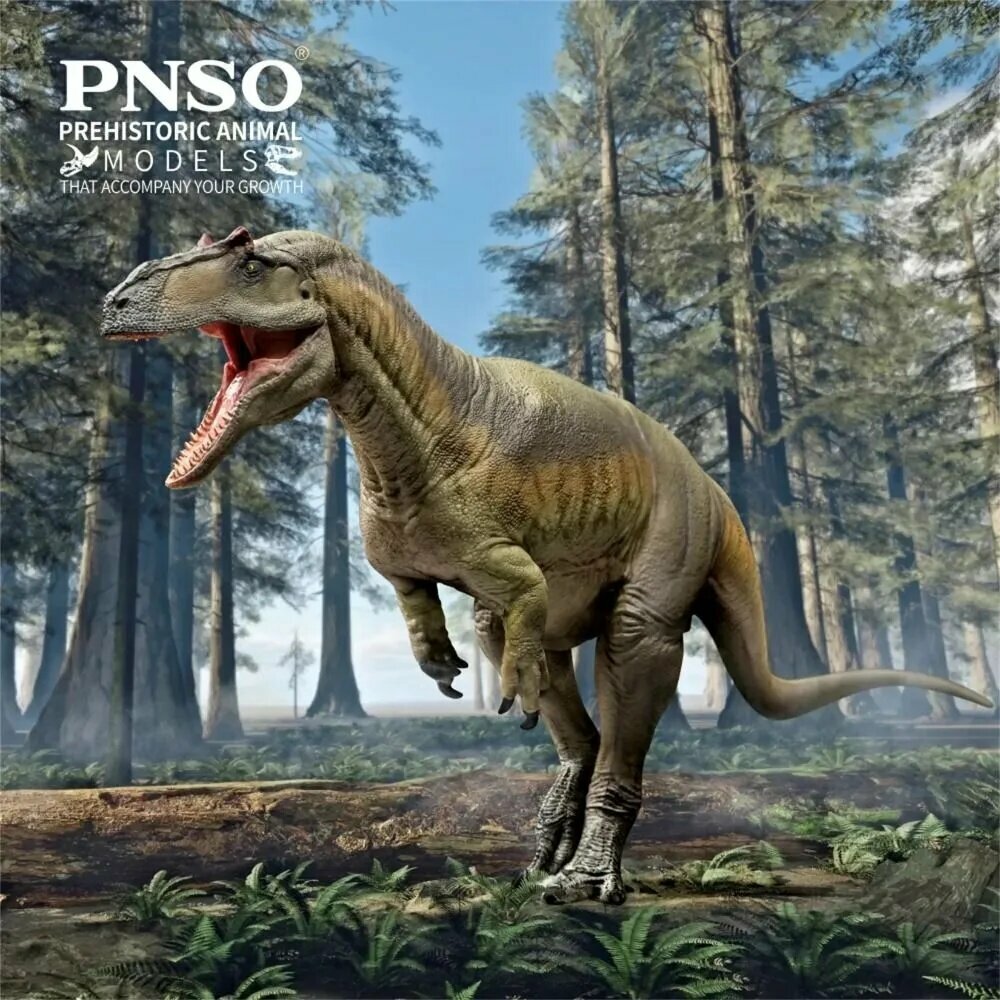 PNSO Saurophaganax Donald Коллекционная Модель Теропода (Динозавр) Для Декорa И Обучения