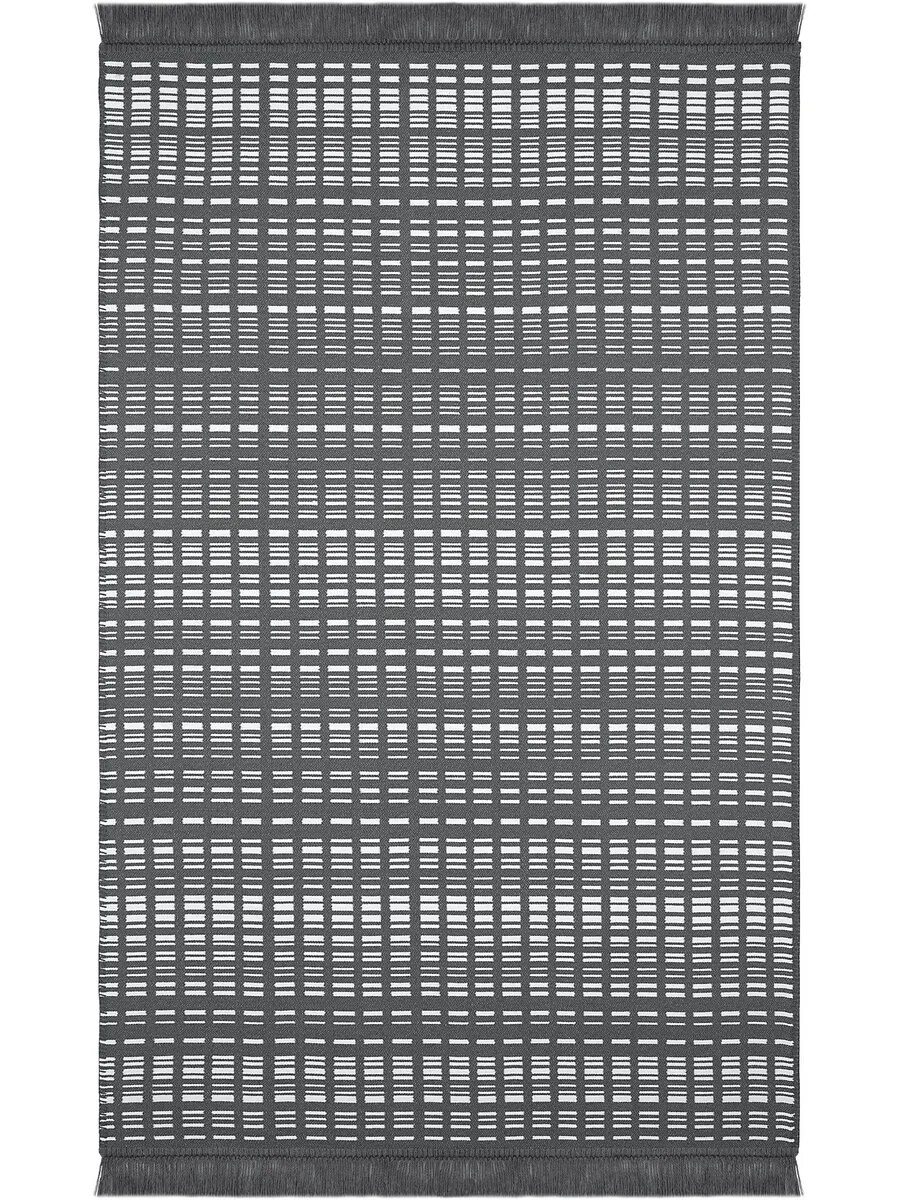 Lovely 299A Ковер 80x150см черно-белая геометрия