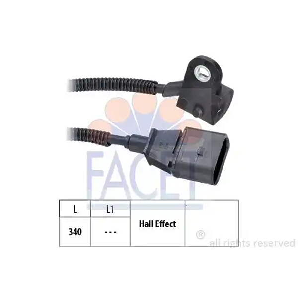 FACET 9.0423 (045957147A / 045957147B / 1100748) датчик положения коленвала\ Audi (Ауди) a2 / a3, VW lupo / Polo (Поло)