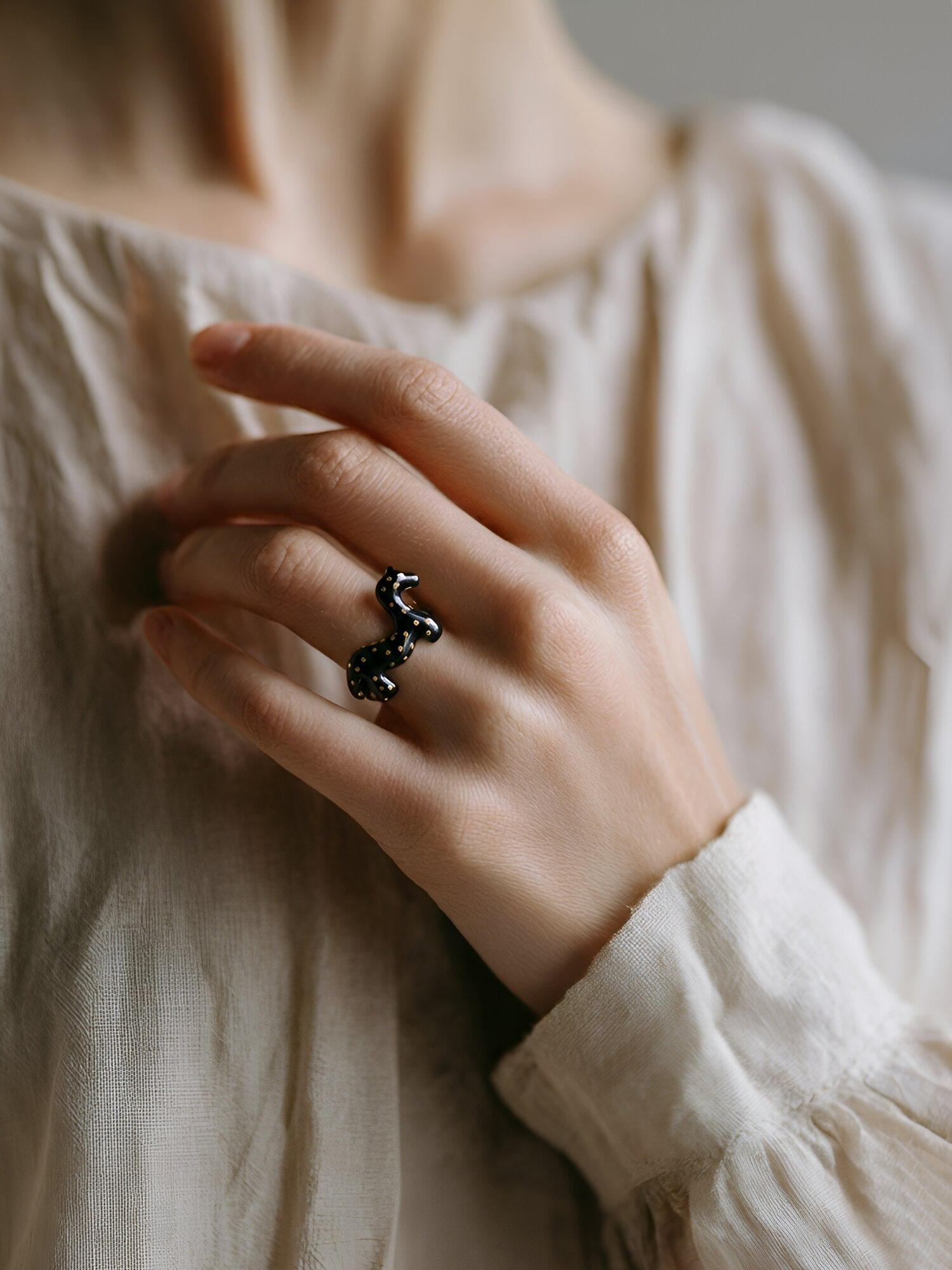 Перстень, серебро, 925 проба, золочение