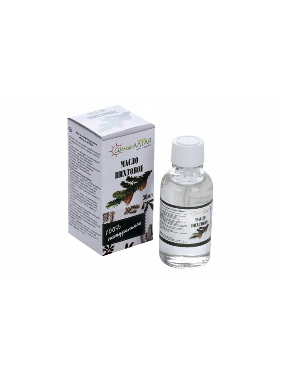 Солнце Алтая Пихтовое масло, масло для наружного применения,