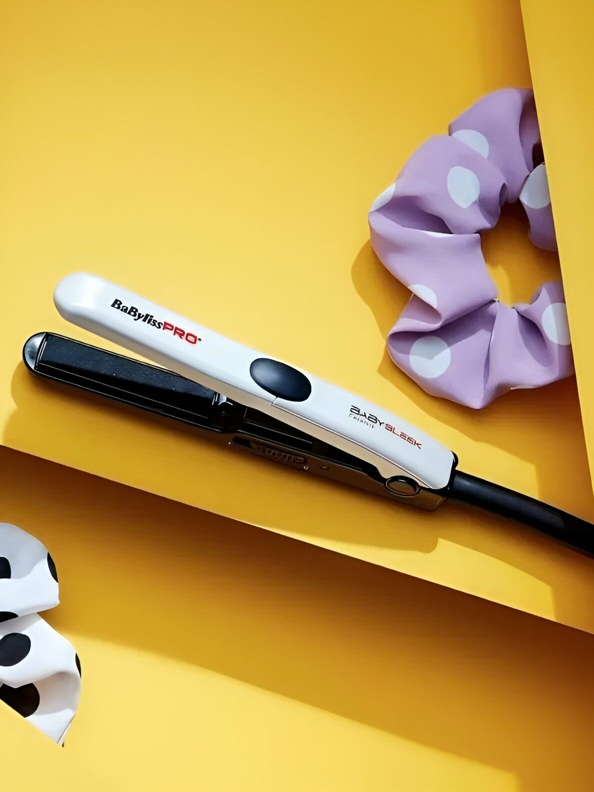 Выпрямитель для волос профессиональный BaBylissPRO BAB2050E Baby Sleek, мощность 20 Вт и нагрев 200 градусов, керамические пластины 13 мм, дорожный мини утюжок для челки и коротких волос, подарок