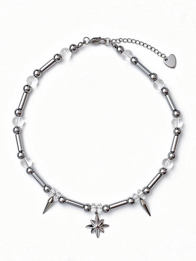 Чокер SOULENCE, стекло, гематит