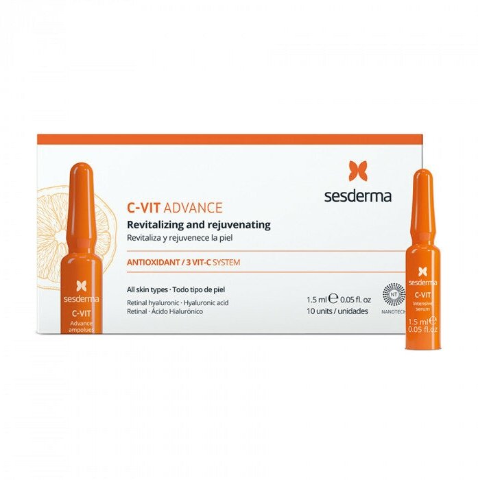 Sesderma C-VIT Ampoules - Средство в ампулах с витамином С, 10 шт по 1,5 мл