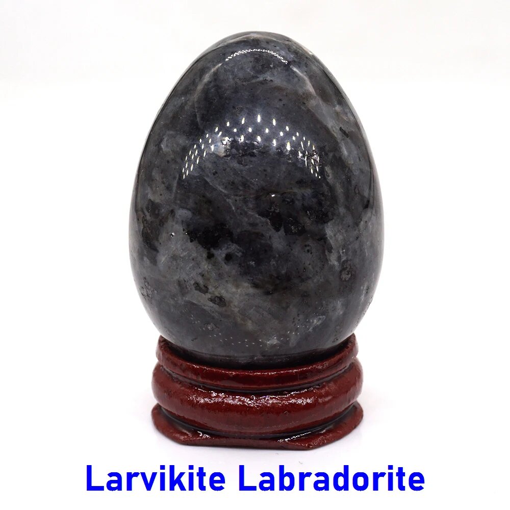 Йони яйцо из амазонита/аметиста/черного обсидиана/камня крови/синего Black Labradorite