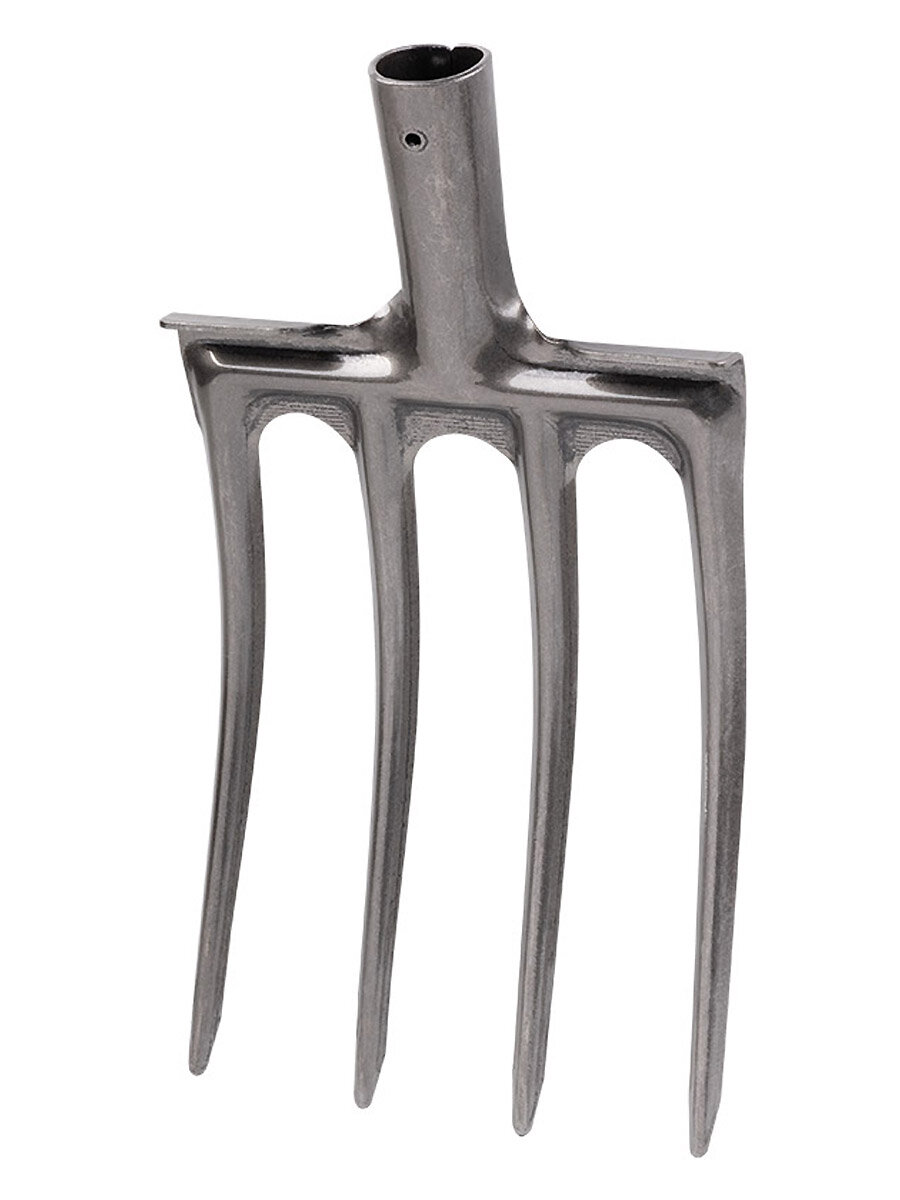 Вилы Park копальные F-01 усиленные с упором для ноги, 4-х зубые, рельсовая сталь