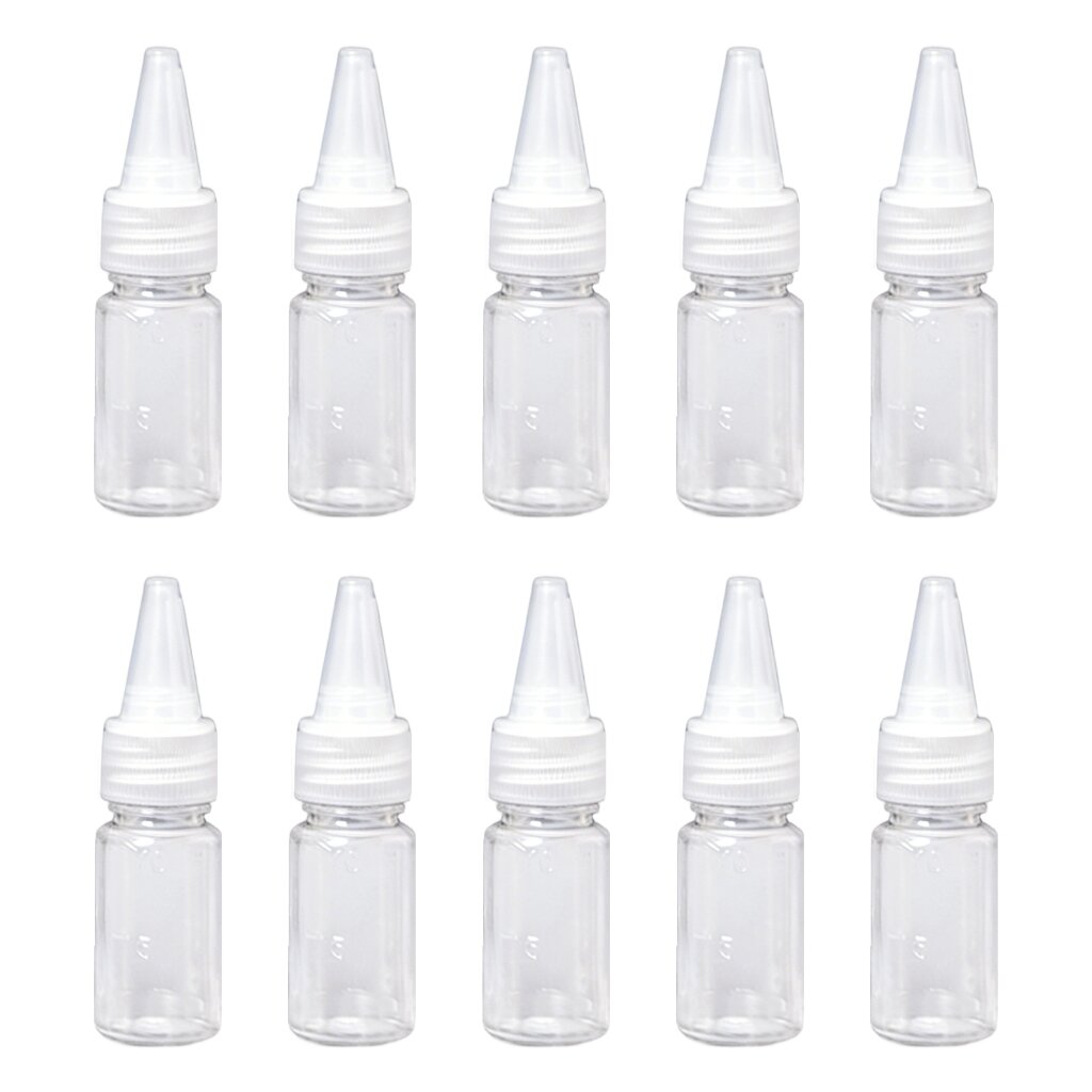 10ШТ Пластиковая бутылка для смешивания краски и контейнер-дозатор краски для Моделей-энтузиастов