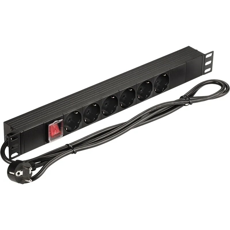 Блок розеток 19 NewMax NM-PD16A-6xSH+S-2.0, 2414428