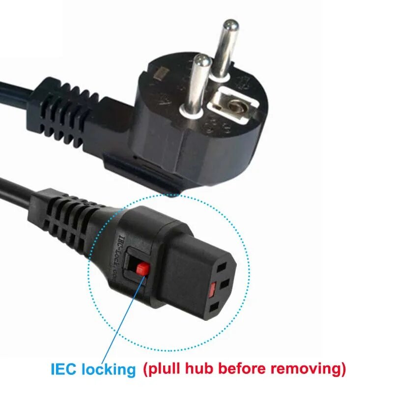 Сетевой кабель 5м с IEC Lock