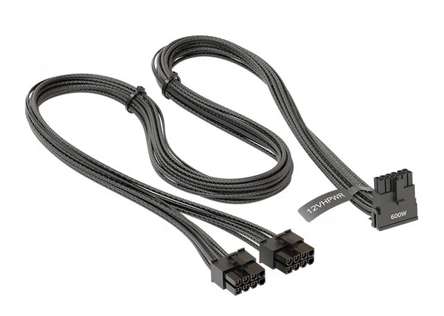 SZKSJ Кабель питания 12VHPWR для видеокарты Black