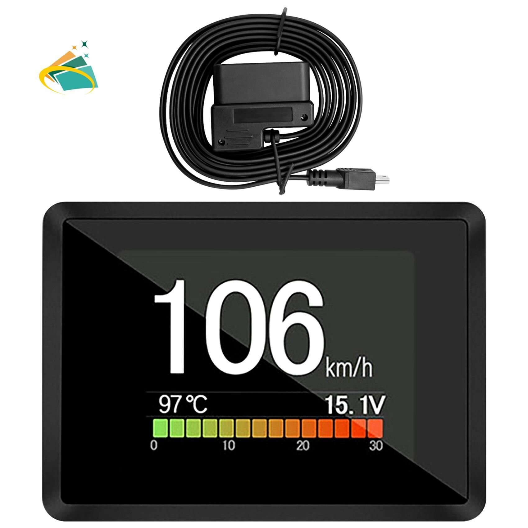 (R V Z H) Для автомобиля A203 OBD2 Бортовой компьютер Автомобильный цифровой Отображение скорости Датчик расхода топлива Сканер