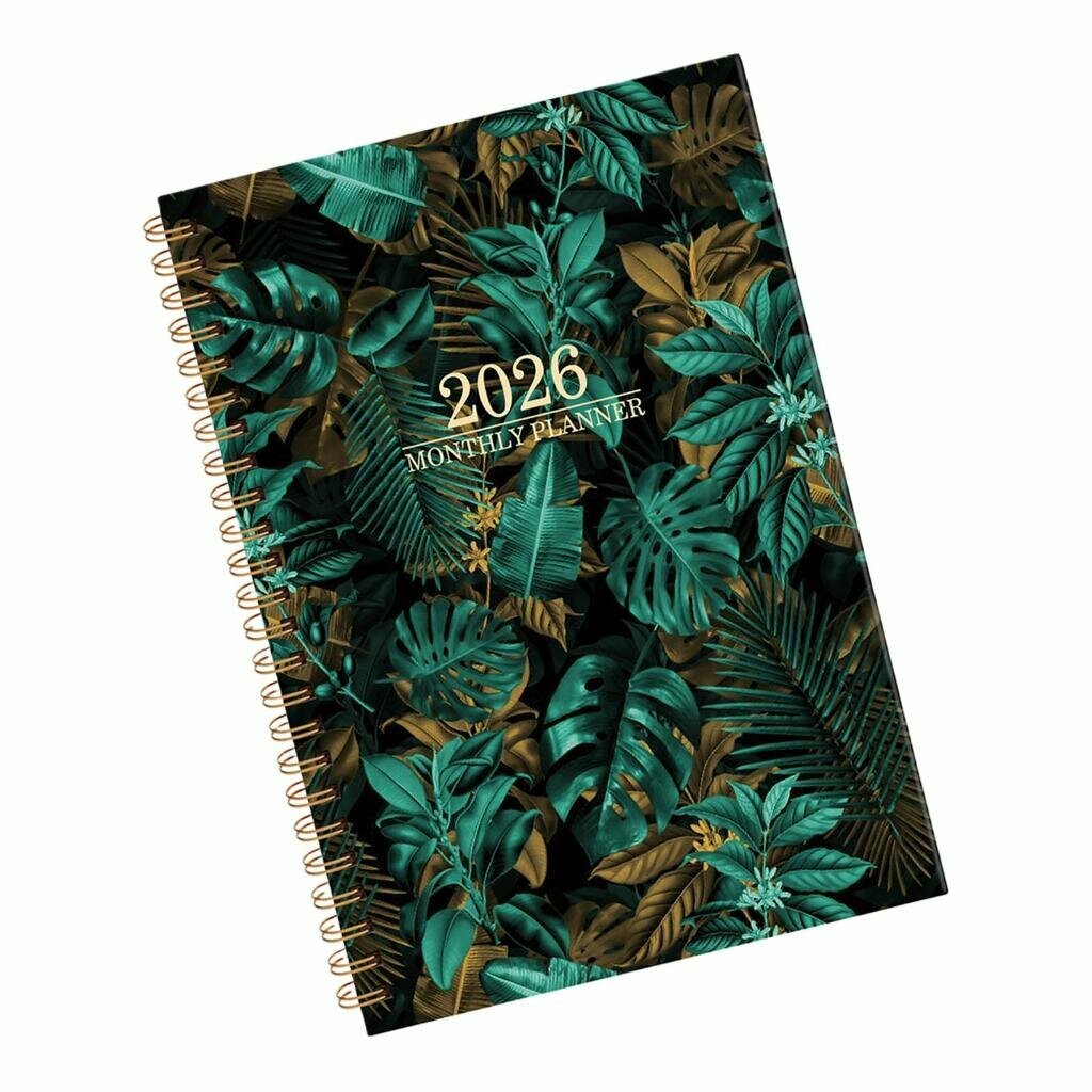 Еженедельник-ежемесячник «Цветы» на 2026 год, Тип 1