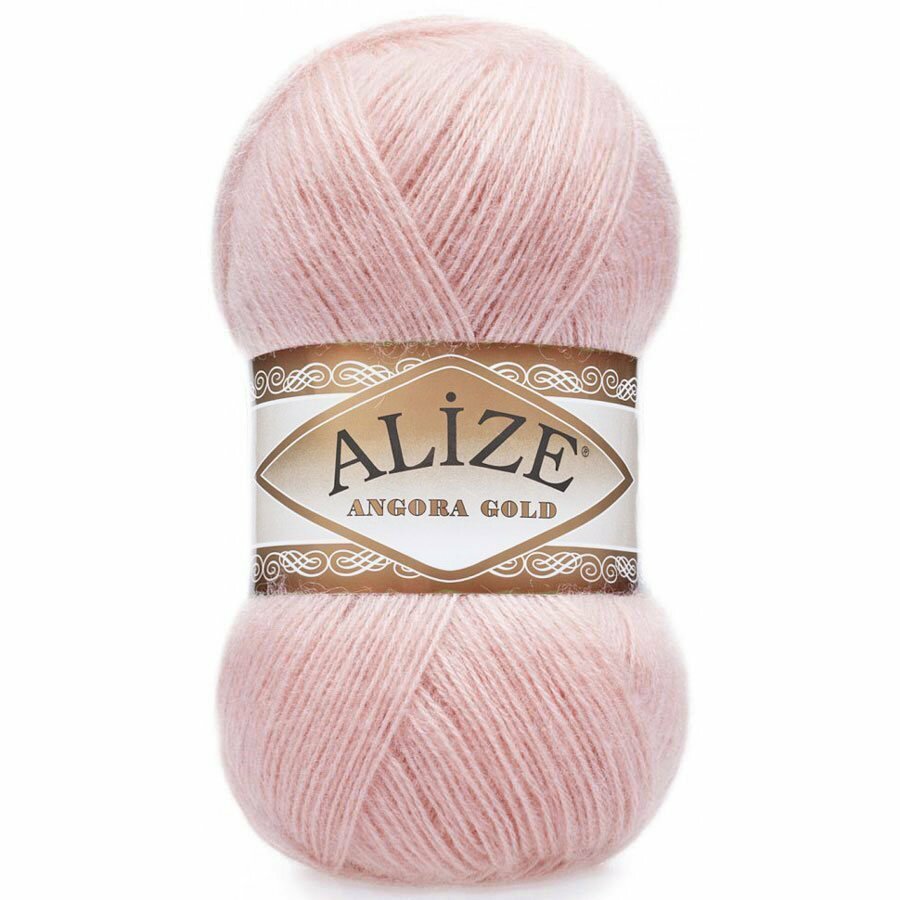 Пряжа Alize ANGORA GOLD 271 жемчужно-розовый (5 мотков)