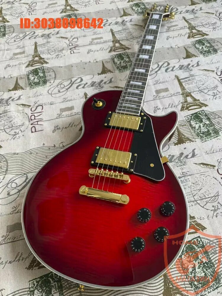 GIBSO Электрогитара электрогитара/гитара для начинающих 6-струнная, корпус Махагони 39"