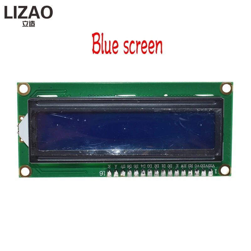 ЖК-дисплей 1602 + I2C LCD 1602 Модуль синий зеленый экран PCF8574 IIC I2C LCD 1602 переходная Синий