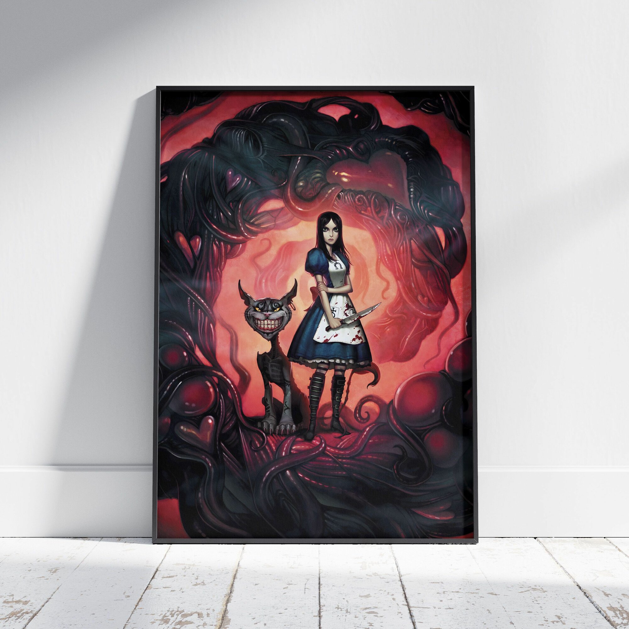 Плакат на стену для интерьера Алиса в стране кошмаров (Alice Madness Returns 12) - Постер по игре формата А3 (30x42 см)
