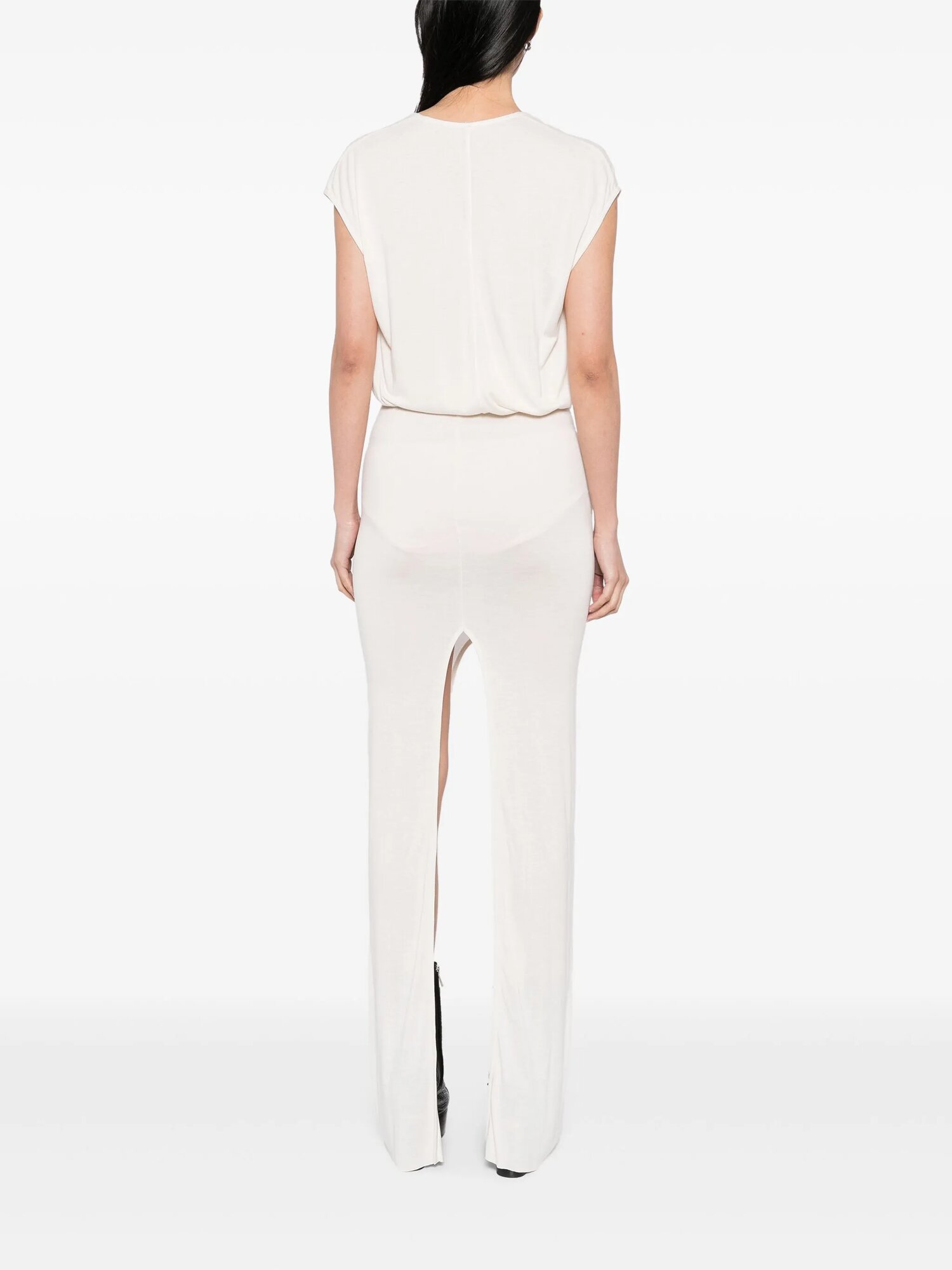 Платье Rick Owens Lilies Dylan, размер 44, бежевый/белый — фото 1