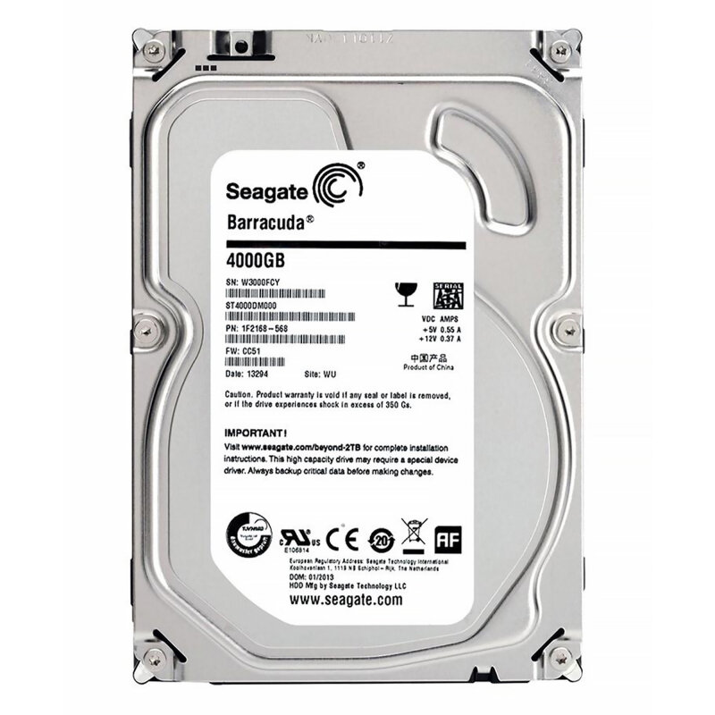 Жесткий диск Seagate 1F2168 4Tb SATAIII 3,5" HDD
