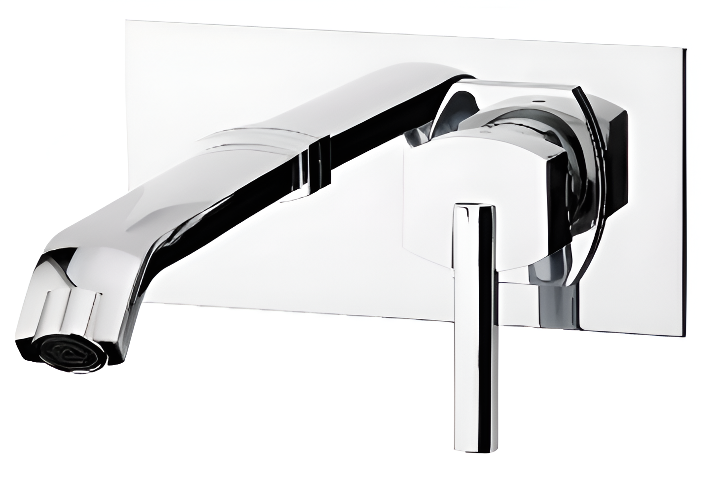 Смеситель для умывальника Azeta AZ830606015, латунь, хром, однорычажный из стены, Webert, Италия