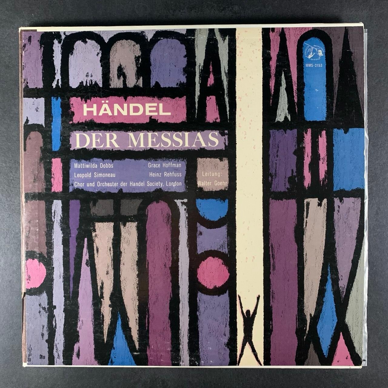 Handel, Mattiwilda Dobbs, Grace Hoffman, Leopold Simoneau, Heinz Rehfuss, Chor Und Orchester Der "Handel Society", London, Walter Goehr - Der Messias (б/у виниовая пластинка, LP)