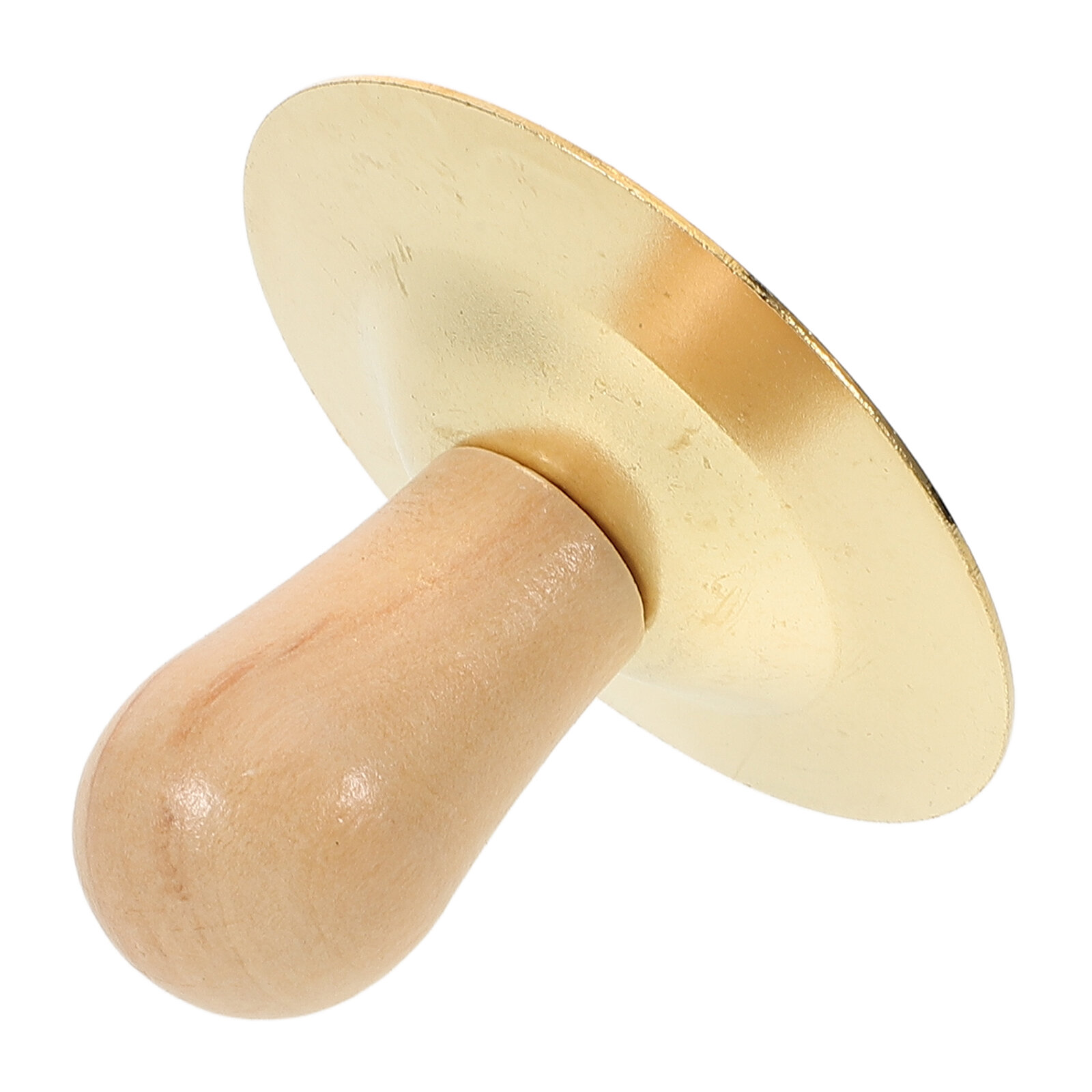 Детские тарелочки из меди с деревянными ручками, музыкальный ударный инструмент для декора