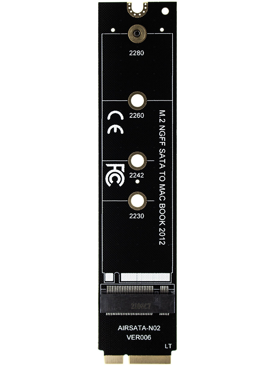 Переходник для жесткого диска ноутбука SSD M.2 NGFF SATA для MacBook Air A1466, A1465 2012 года