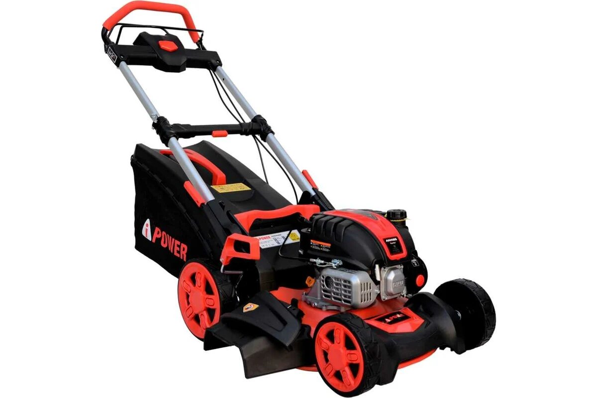 Газонокосилка бензиновая A-iPower AM48S, 4,5 л. с. (149 куб. см), 3600/3060 об/мин, двигатель 4-тактный, OHV