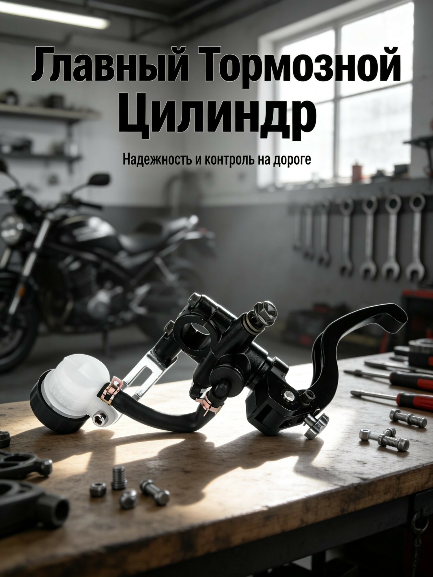 Главный тормозной цилиндр верхний левый насос для мотоцикла, универсальная замена для руля 22 мм из алюминиевого сплава и пластика