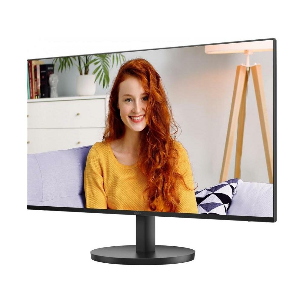 Монитор 23.8 AOC Basic-Line 24B3HA2 черный, IPS LED, 1ms, 16:9, 1920x1080, 250 cd/m, 178°/178°, 100Hz, DVI, HDMI, VGA, матовая, FHD