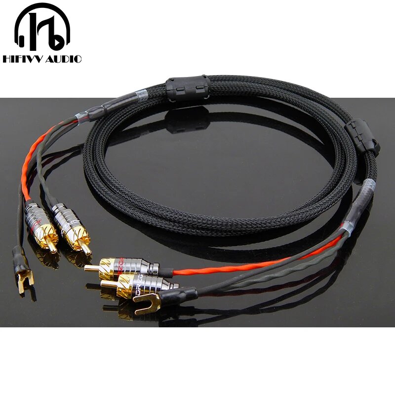RCA кабель 6 м Hi-Fi для проигрывателя винила