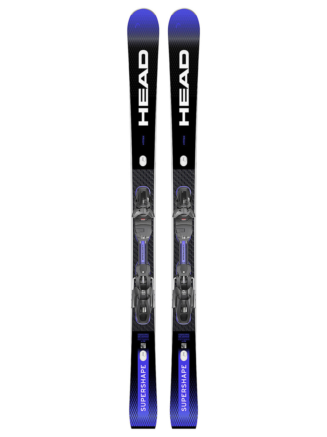 Горные лыжи с креплениями Head Supershape e-Titan SW BB-PR + PRD 12 GW 24/25 , для мужчин , Черный