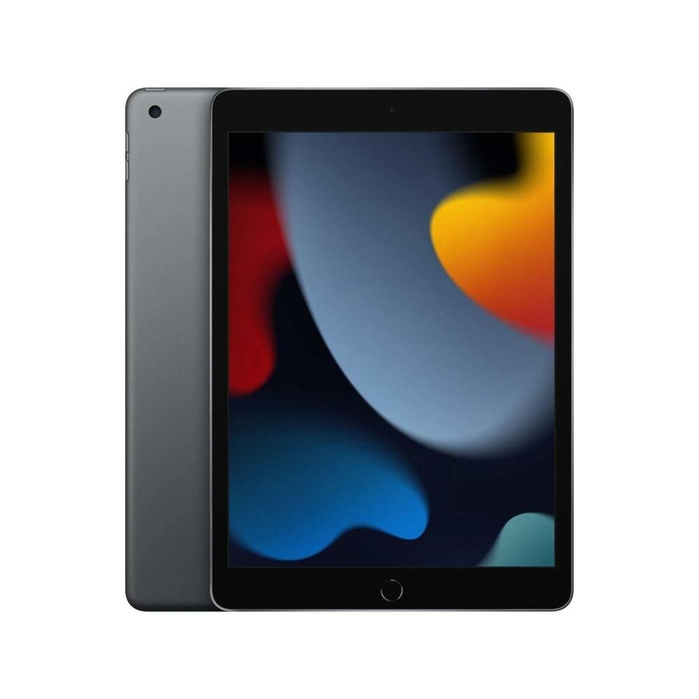 Планшет Apple iPad 2021 A2602 A13 Bionic 6С RAM3Gb ROM64Gb 10.2 IPS 2160x1620 iOS серый космос 8Mpix 12Mpix BT WiFi 10hr