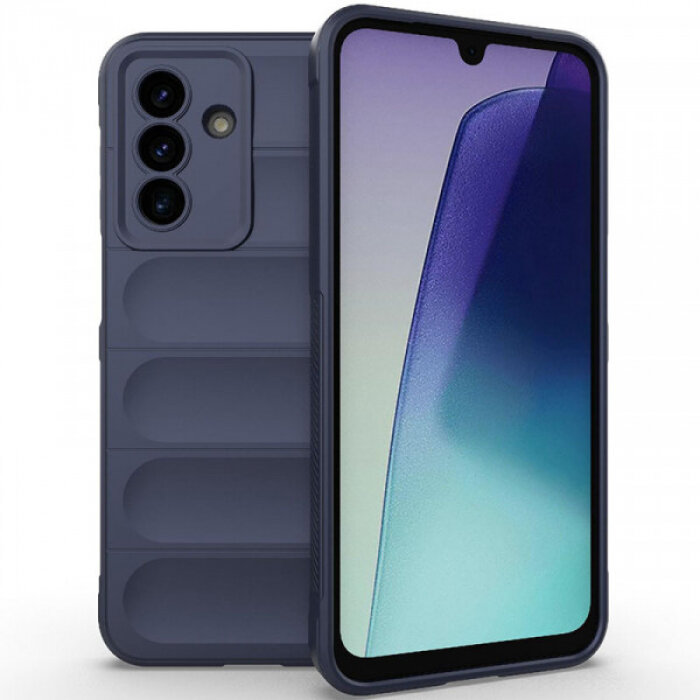 Flex Silicone Противоударный чехол для Samsung Galaxy A17 с защитой камеры и микрофиброй
