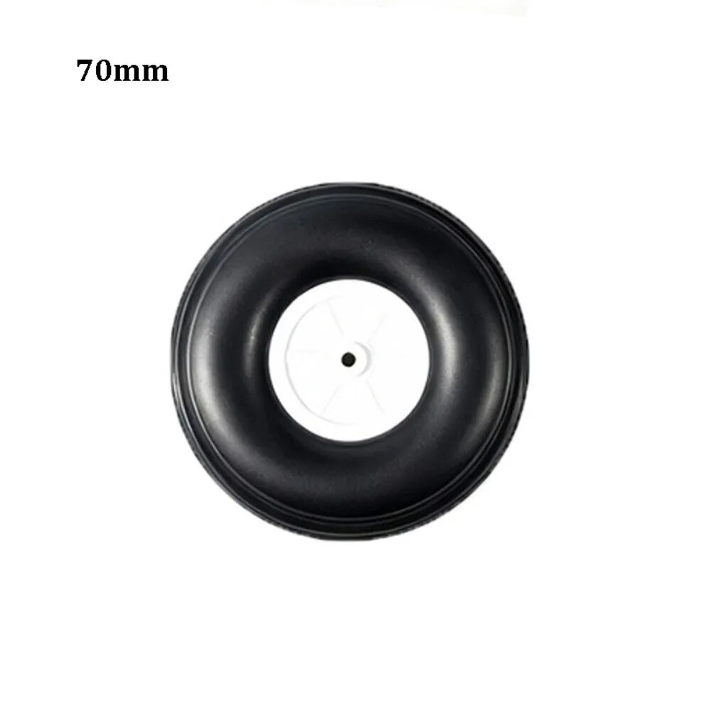 Черные резиновые колеса для моделей самолетов 0.75-5 дюймов 70mm