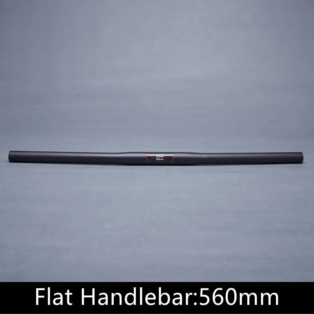 Руль велосипедный карбоновый 560 мм, Flat Handlebar