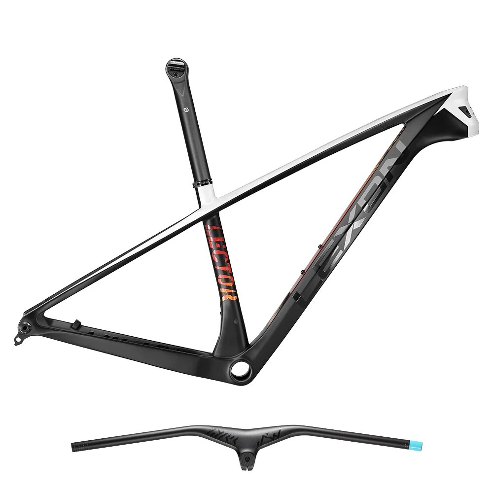 Рама велосипеда Lexon LECTOR Carbon 29er, 19", Black White