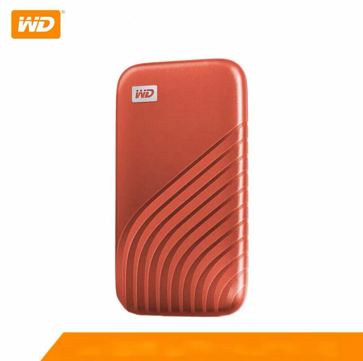 Мобильный твердотельный накопитель Western Digital My Passport PSSD 1 ТБ, Серебро, 1050MB/s，Интерфейс Type-C