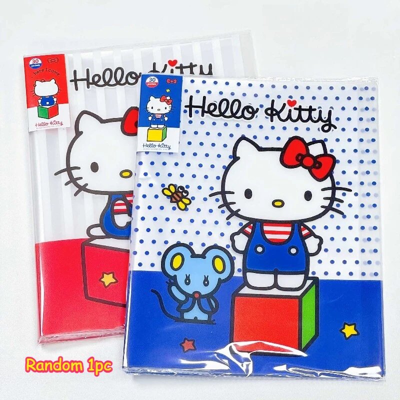 Папка для файлов Kawaii Hello Kitty, папка формата А4, большая емкость, 30 страниц, водонепроницаемая тестовая бумага, офисная сумка для хранения документов, подарки для девочек