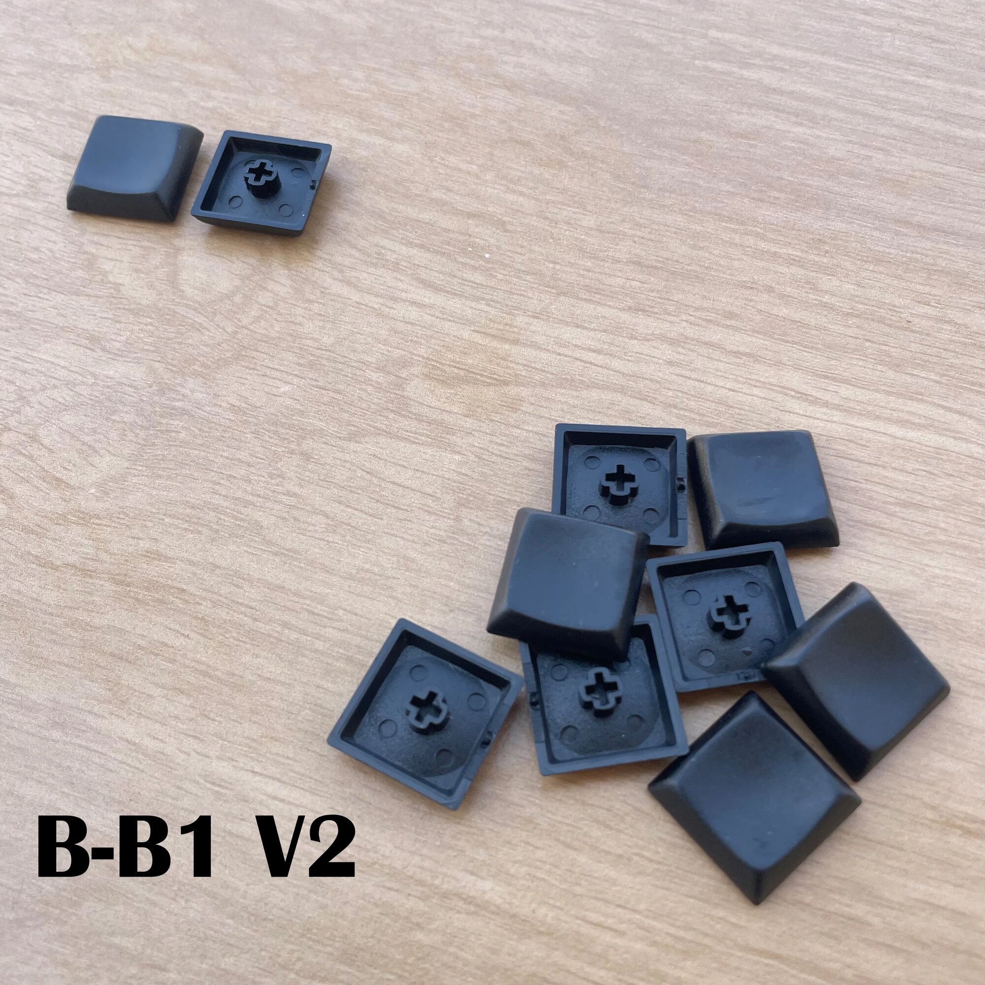 50шт колпачков для клавиатуры B-B1 V2 черные