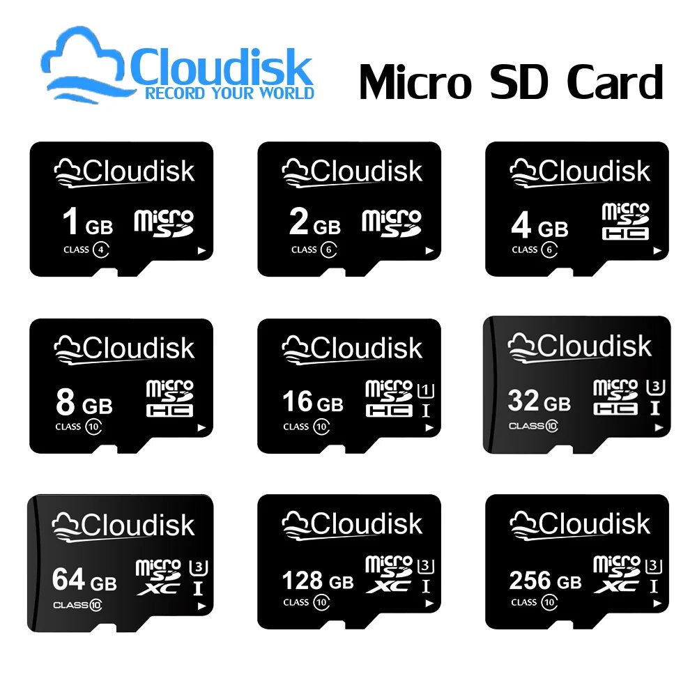 Cloudisk Micro SD карта памяти 256MB(NOT GB)