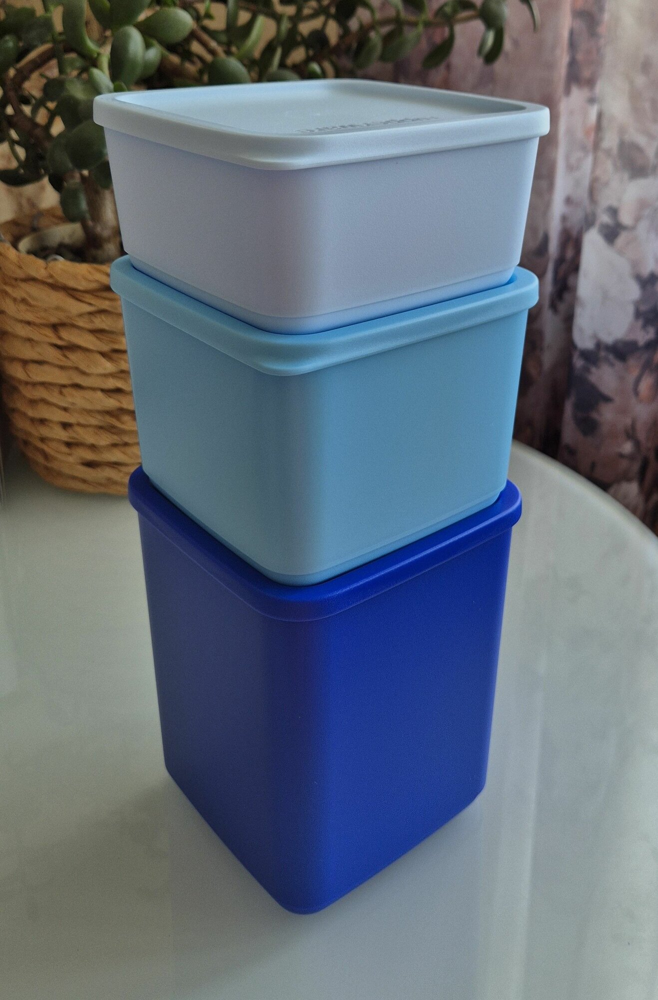 Набор контейнеров " Кубикс" 650мл/1л/1,8л, Tupperware, 3шт