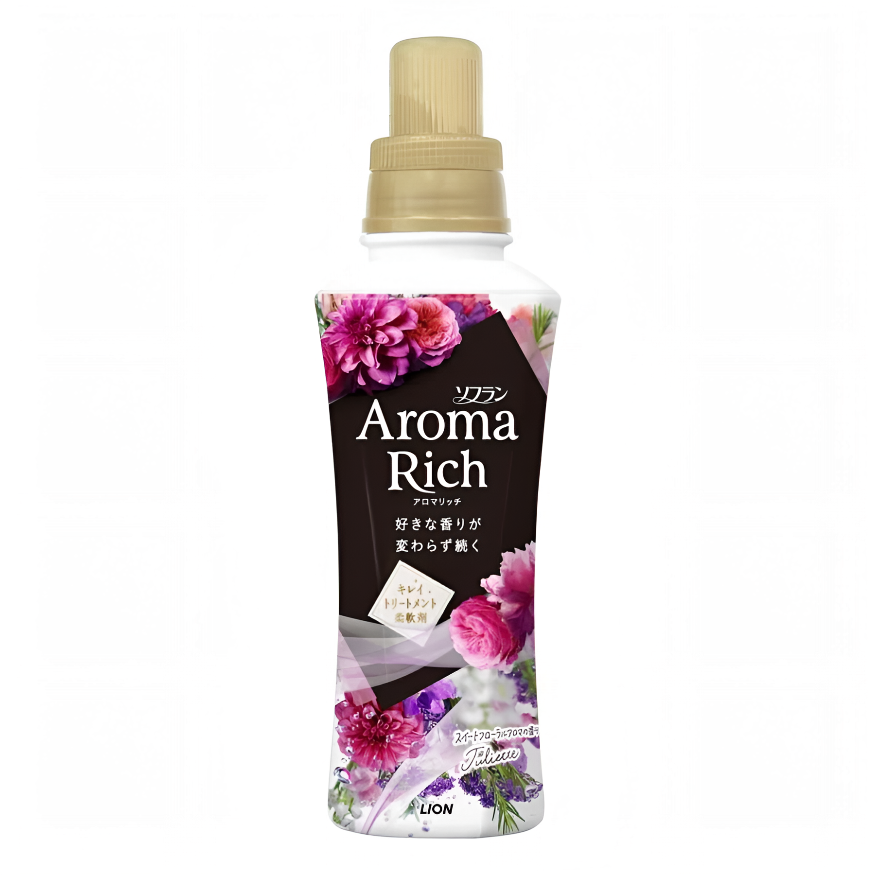 Кондиционер для белья Lion Aroma Rich Juliette с ароматом натуральных масел, флакон 480 мл