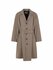 Пальто NAMACHEKO Single-breasted wool checked coat, размер 50, brown