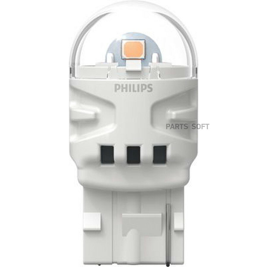 Комплект ламп светодиодных WY21W Ultinon Pro3100 (amber) от официального дистрибьютора, PHILIPS, артикул 11071AU31B2
