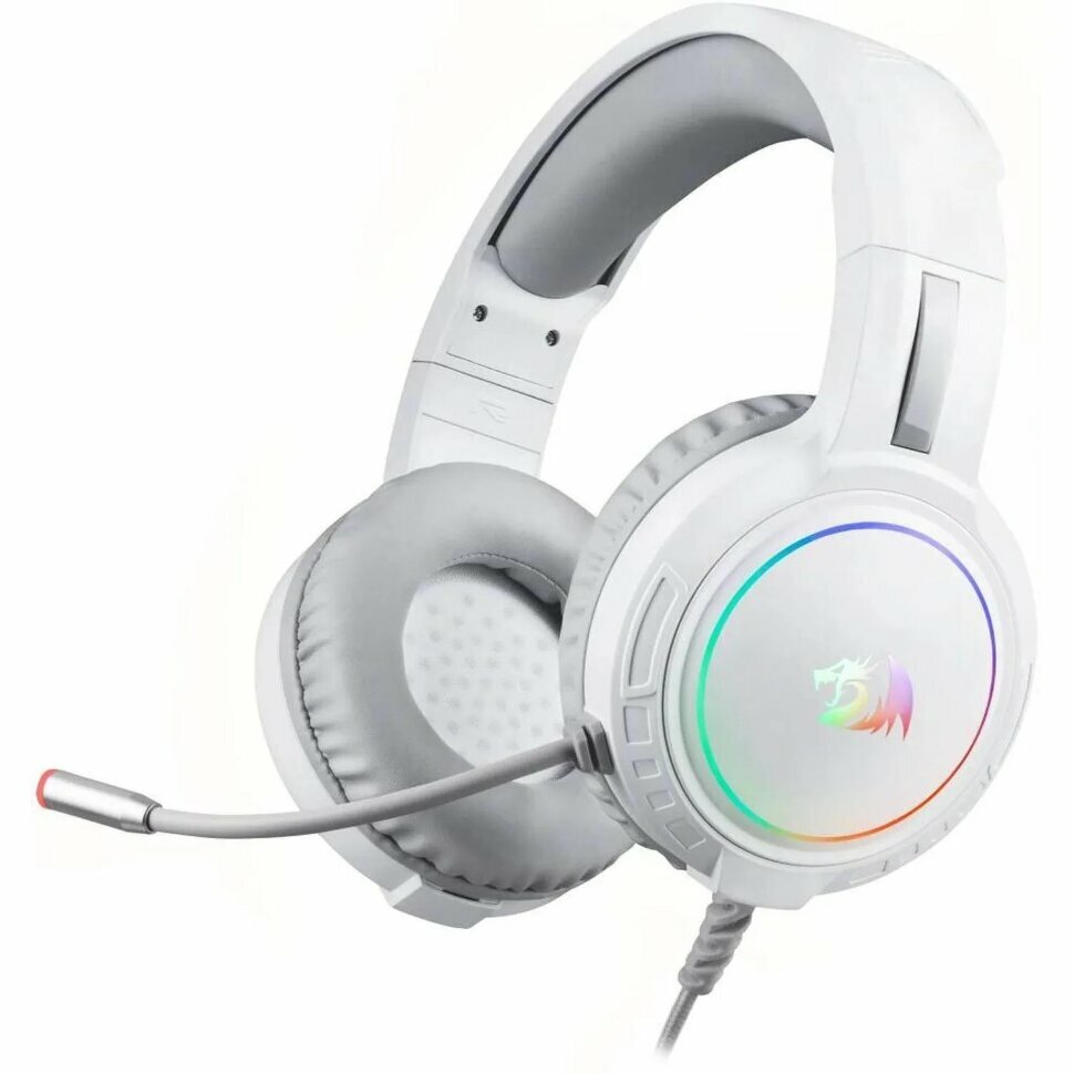 Гарнитура Redragon H270-W (70708) Mento RGB, 3.5мм, белая, 1910902