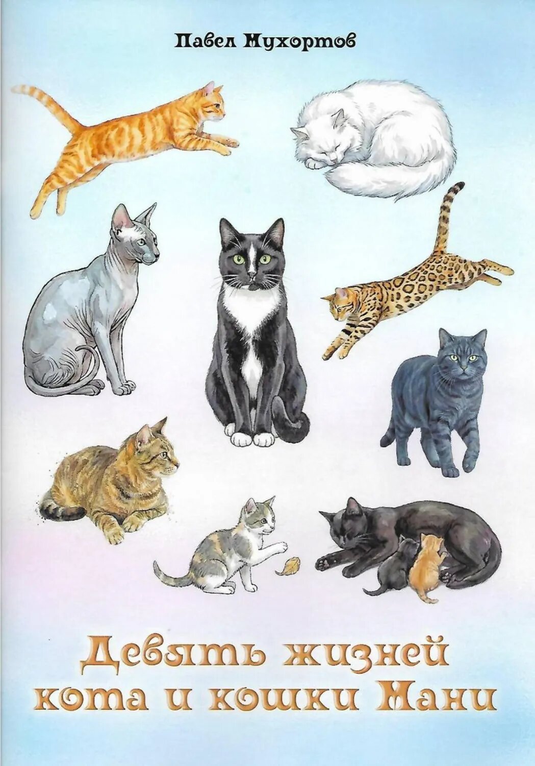 Девять жизней кота и кошки Мани [Цифровая книга]