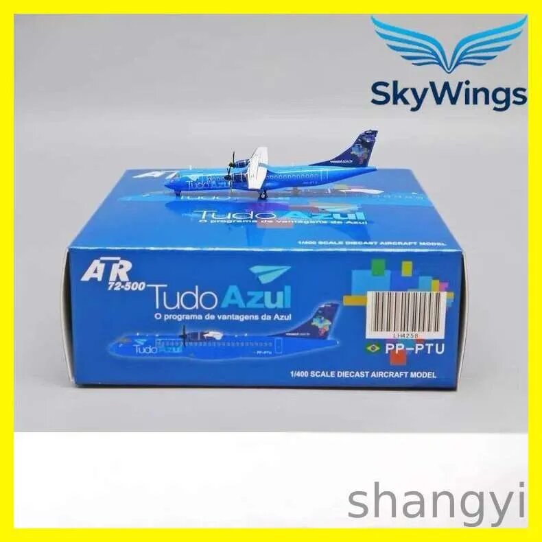 JC Wings LH4258 1:400 ATR 72-500 Модель Самолета Azul Linhas A reas (Бразильские Авиалинии) PP-PTU Литая Турбовинтовая Модель