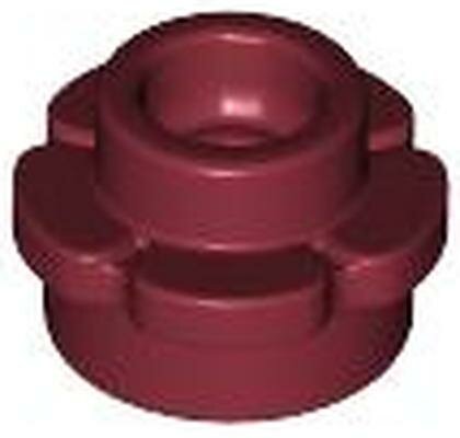 Деталь Lego 24866 Plate, Round 1 x 1 with Flower Edge (5 Petals)